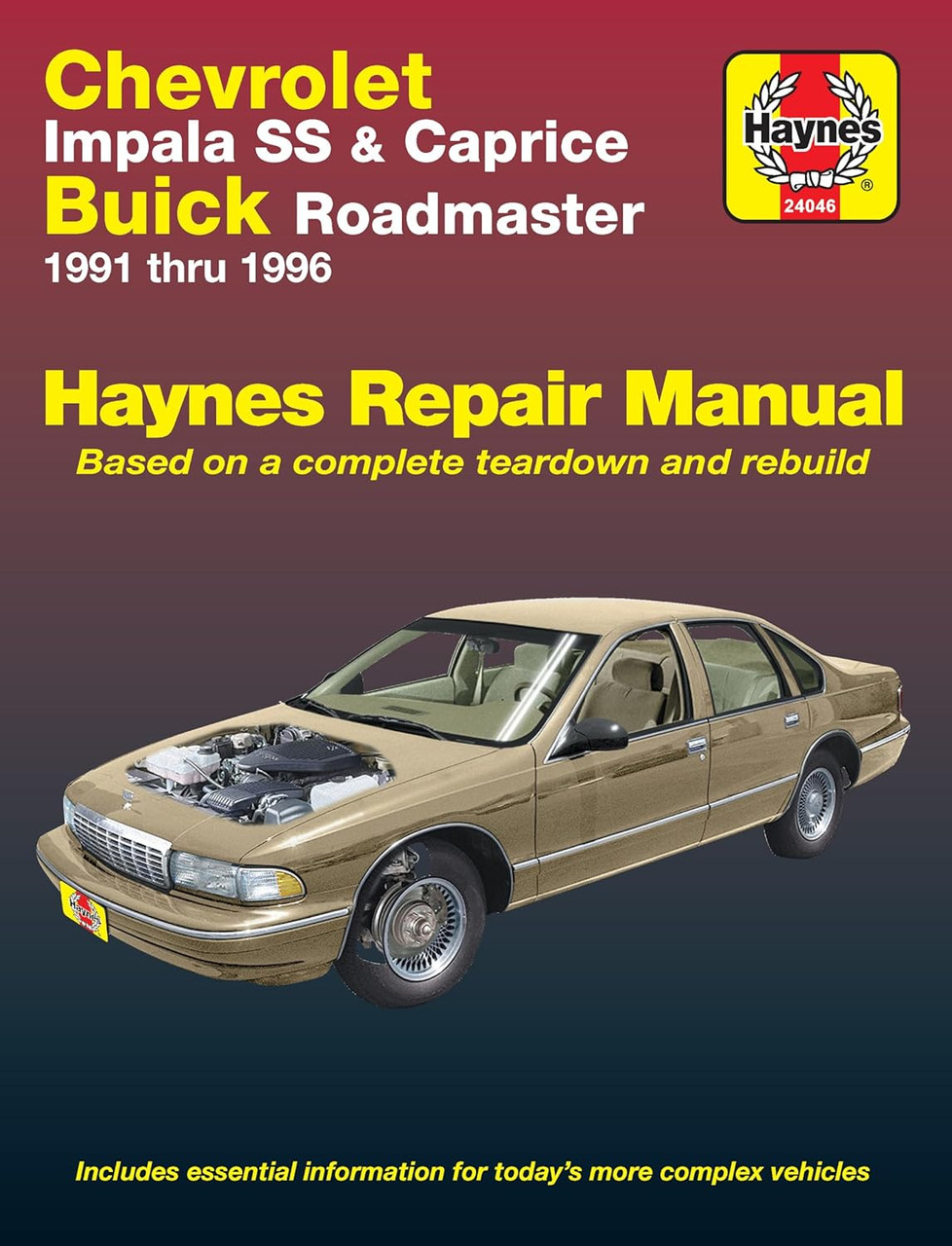 Ebook – Chevrolet V8 Impala SS Caprice & Buick Roadmaster by Haynes ...