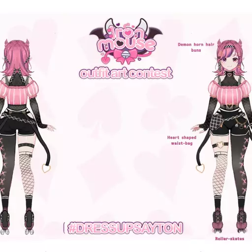 Ironmouse outfit design 2