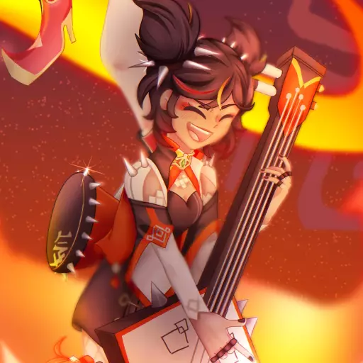 Liyue Pyro Girls | We Gacha Zine