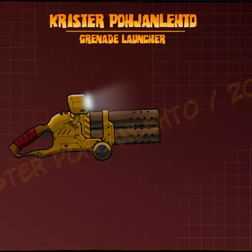 2D Grenade Launcher animation