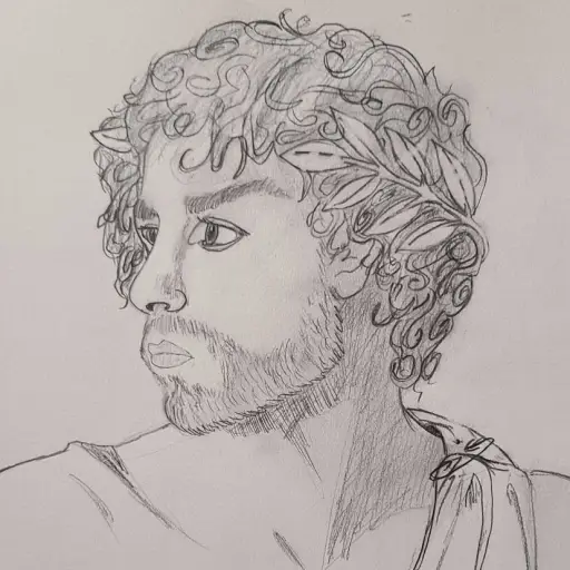 Portrait of a Young Man as a Greek God