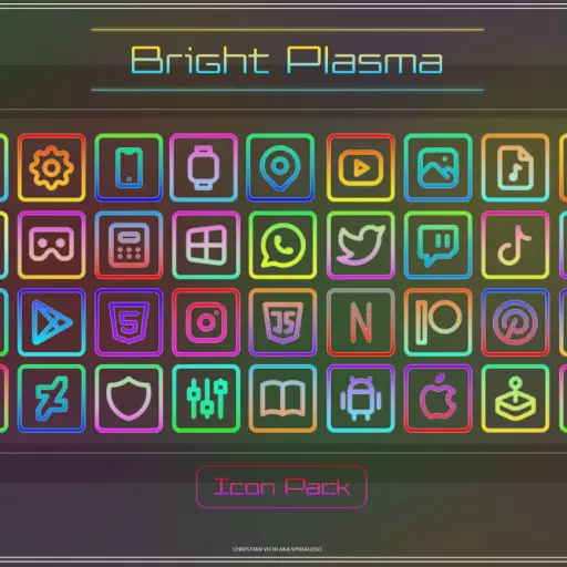 Bright Plasma - Icon Pack