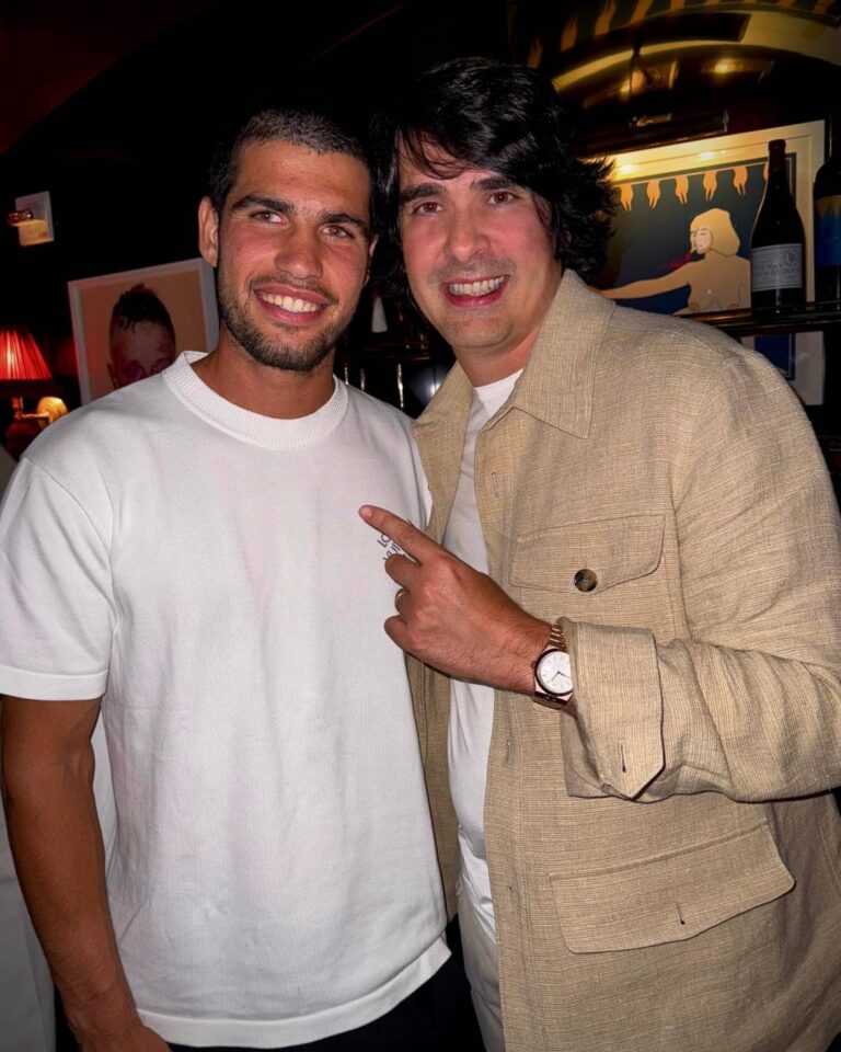 Diego Fernandes celebra vitória de Alcaraz em Nova York ao lado de ...