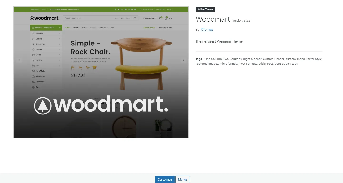 WoodMart - Multipurpose WooCommerce Theme Proven
