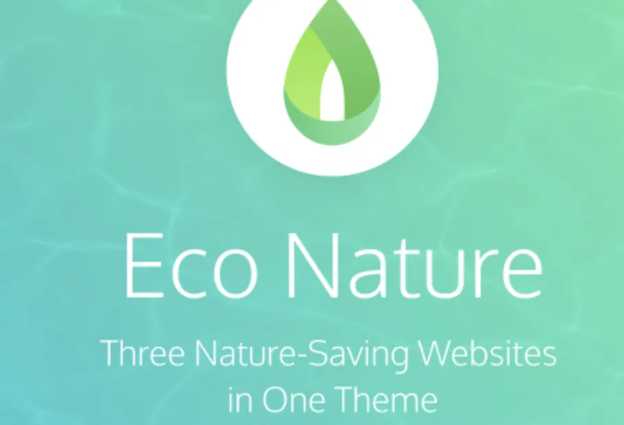 Eco Nature Pro – Environment & Ecology WordPress Theme