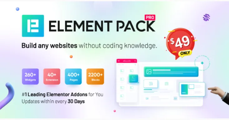 Element Pack Pro – Addon for Elementor Page Builder WordPress Plugin