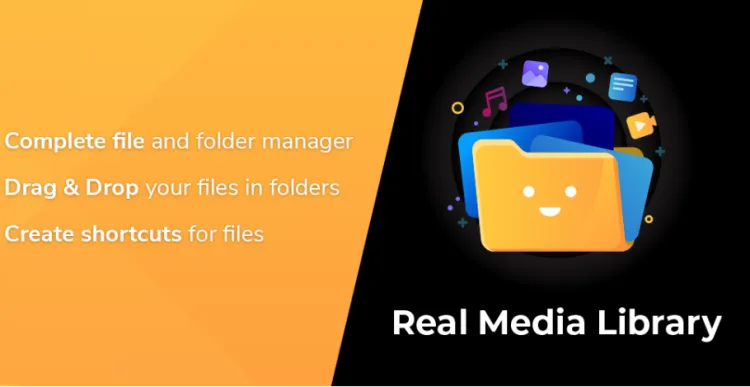 Real Media Library Pro: Media Library Folder & File Manager