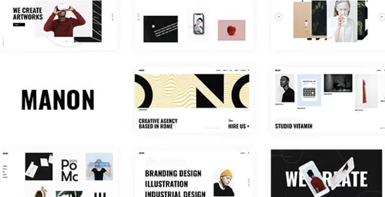 Manon Pro – Portfolio & Agency WordPress Theme