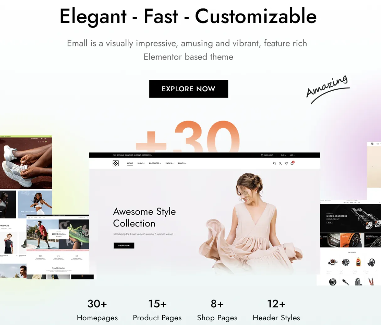 Emall Pro - Multipurpose WooCommerce WordPress Theme