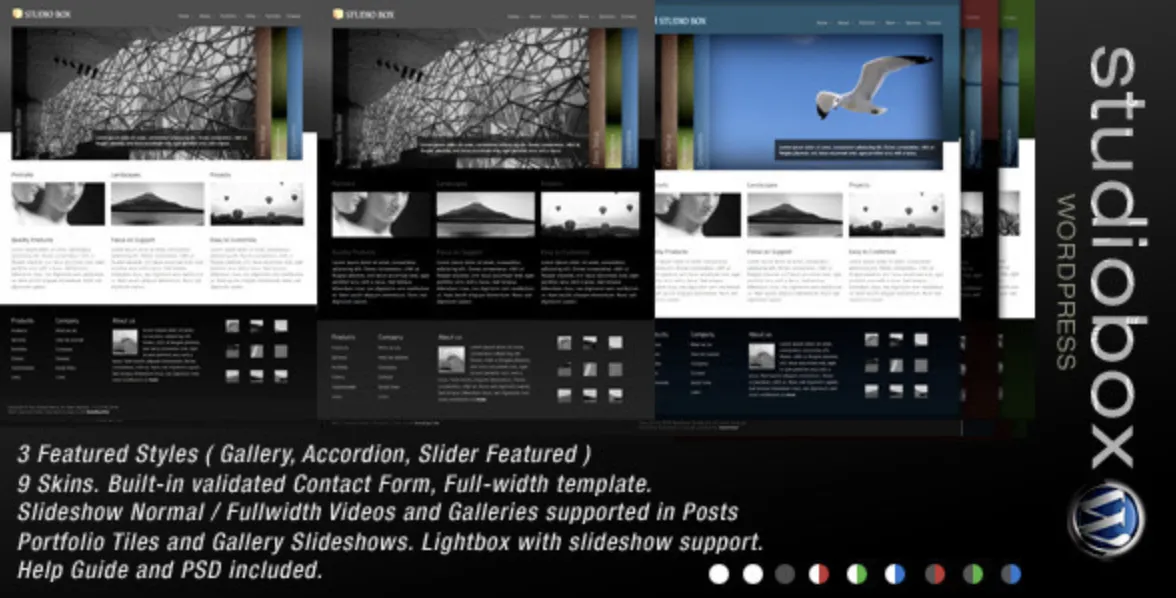 Studio Box Pro – Studio Box | WordPress Theme