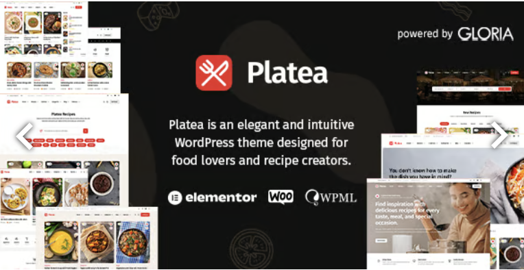 Platea - Recipe WordPress Theme