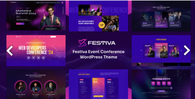 Festiva - Event & Conference WordPress Theme