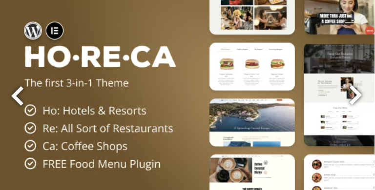 HoReCa - Restaurant & Food Menus Theme