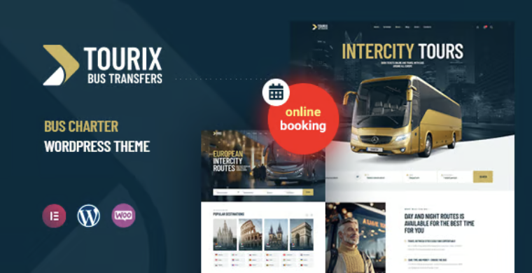 Tourix - Bus Charter WordPress Theme