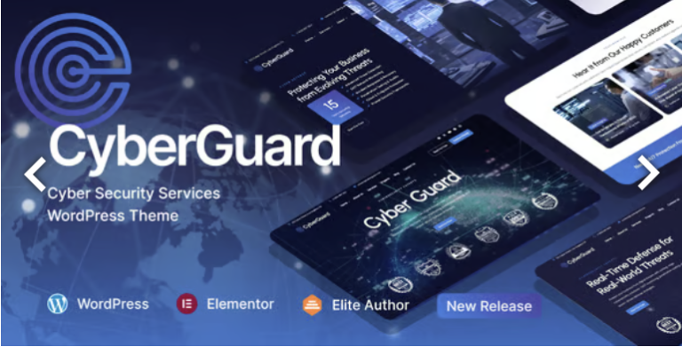 CyberGuard - Cyber Security Services WordPress Theme