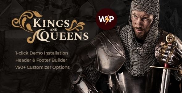 Kings Queens | Historical War Medieval Reenactment WordPress Theme