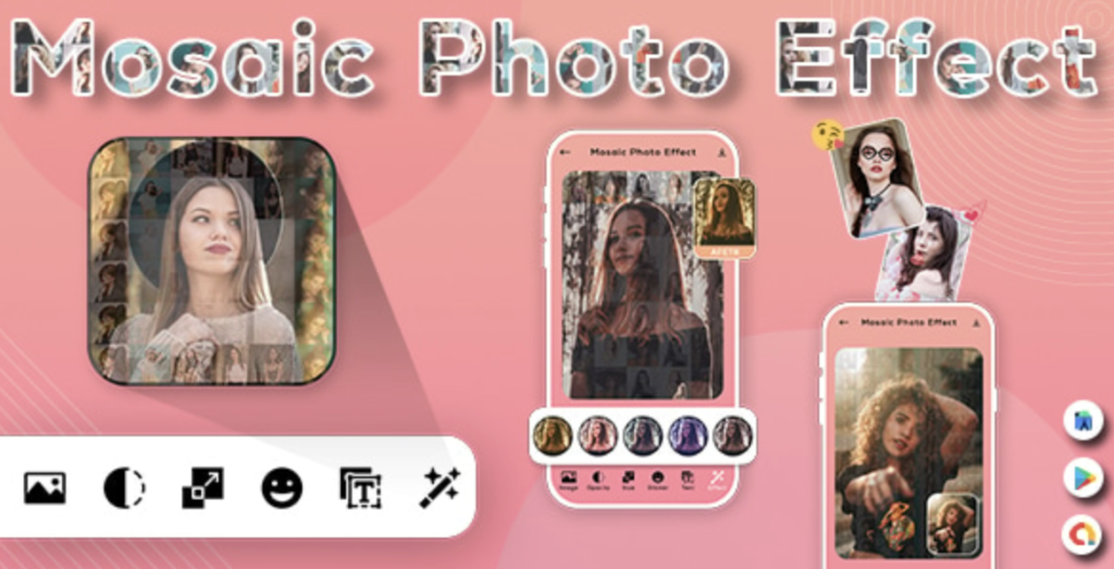 Mosaic Photo Effects - Photo Editor - Mosaic Effect Photo - Mosaically ...