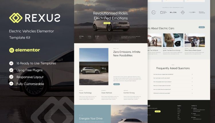 Zeus - Gym & Fitness Elementor Template Kit