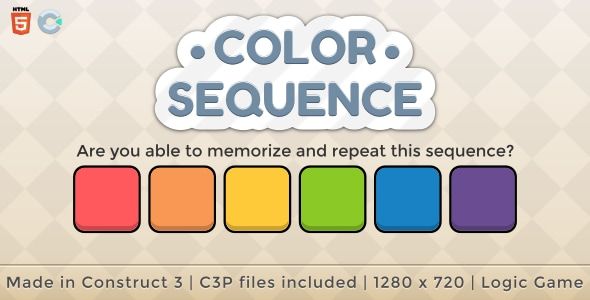 Color Sequence – HTML5 Memory game