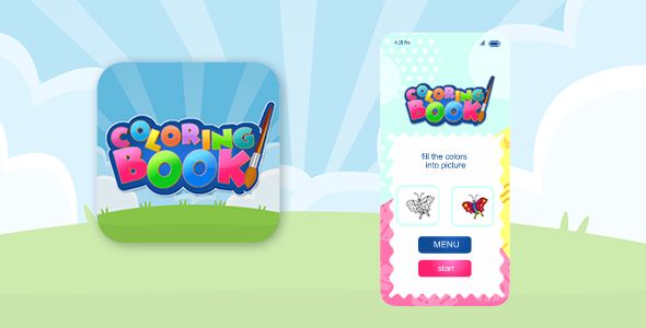 Coloring Drawing Book – iOS App Source Code