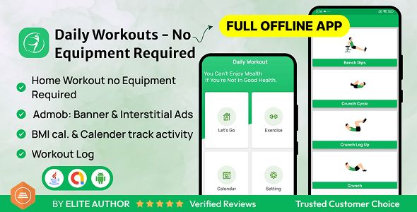 Daily Workouts - No Equipment Required