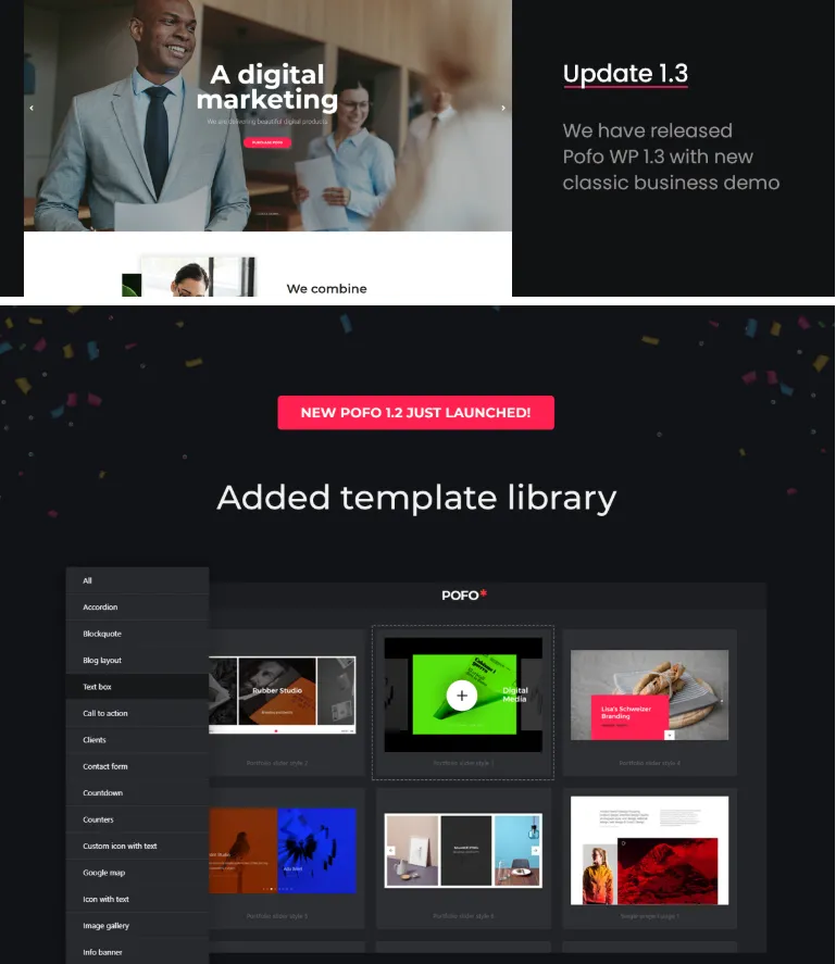 Pofo - Creative Portfolio and Blog WordPress Theme (Pro Version)