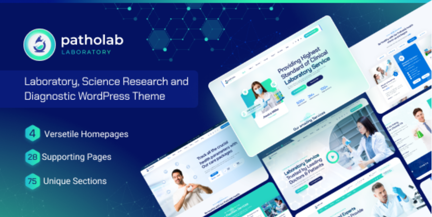 Patholab - Laboratory & Science Research WordPress Theme