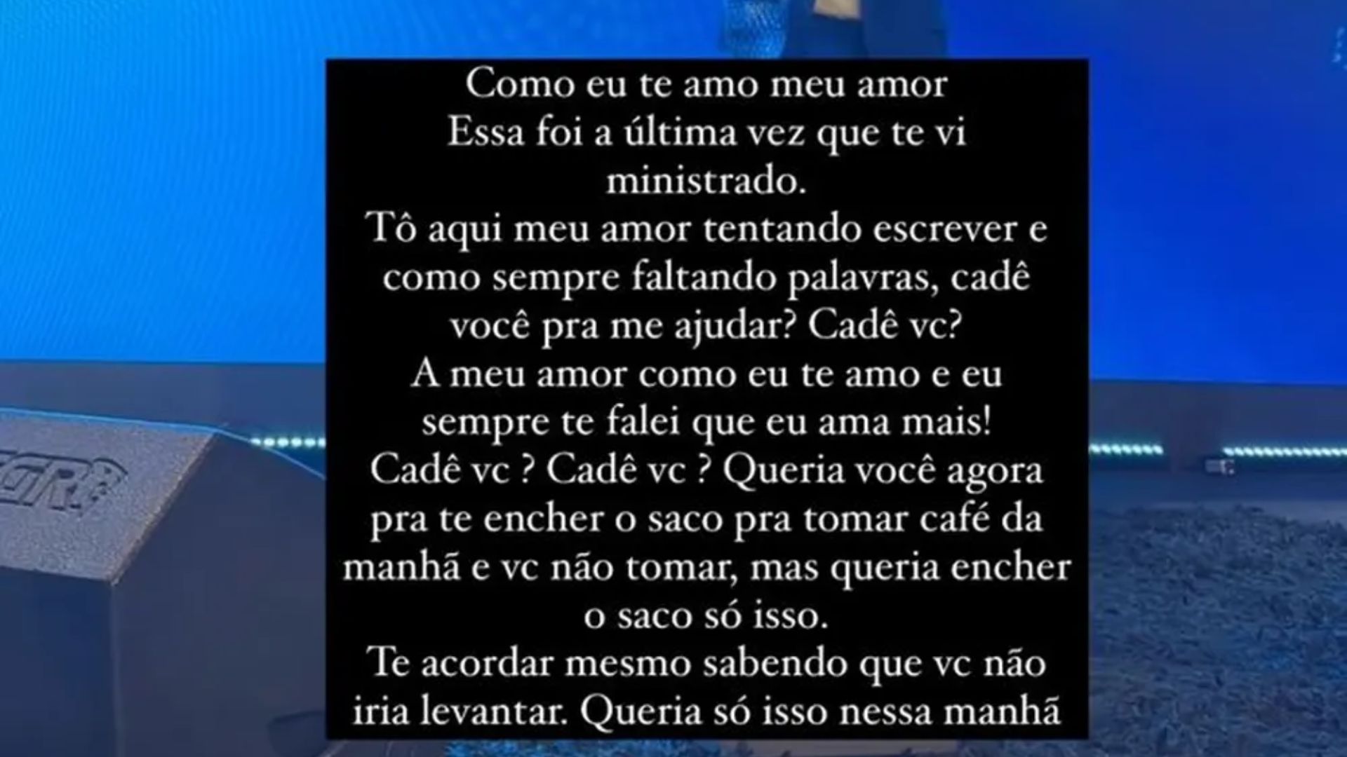 Esposa de cantor gospel que morreu abre o coração sobre perda: "Cadê ...
