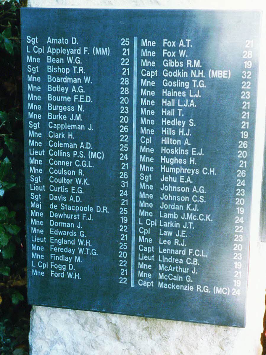 48 Commando RM memorial_names E-L