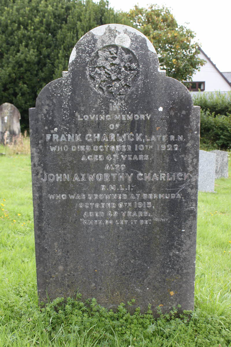 Grave of John Axworthy Charlick