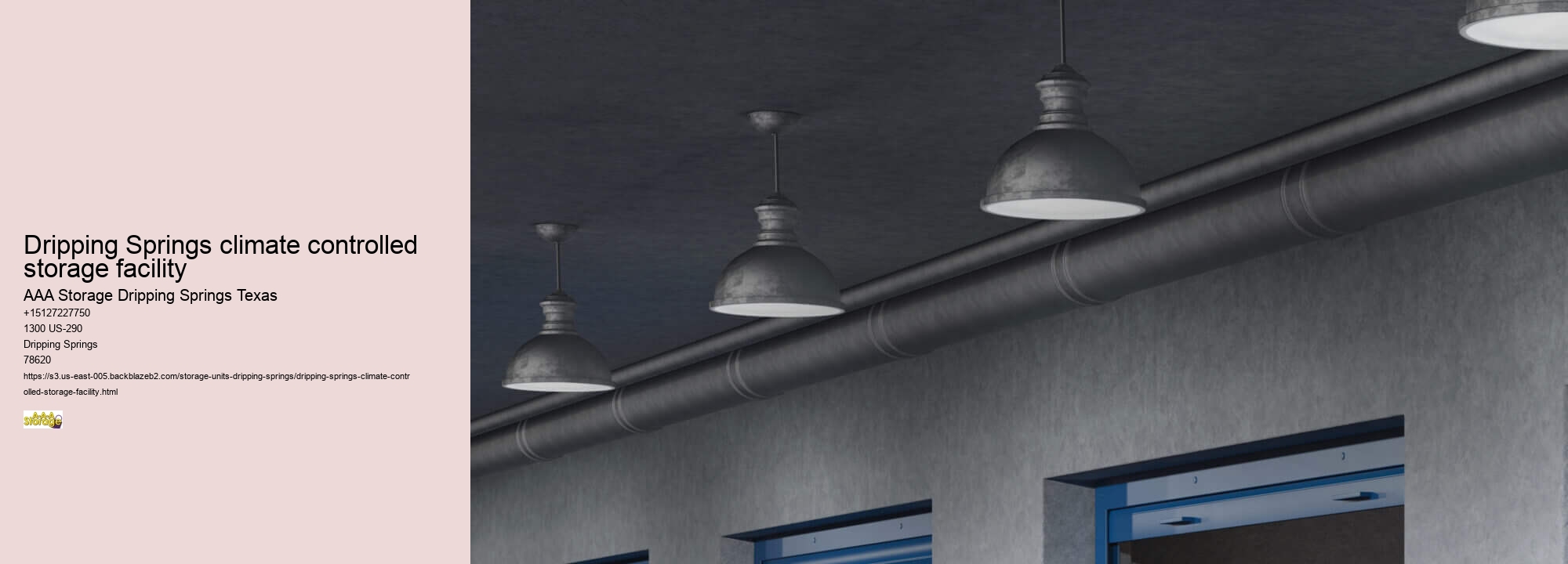Dripping Springs climate controlled storage facilities