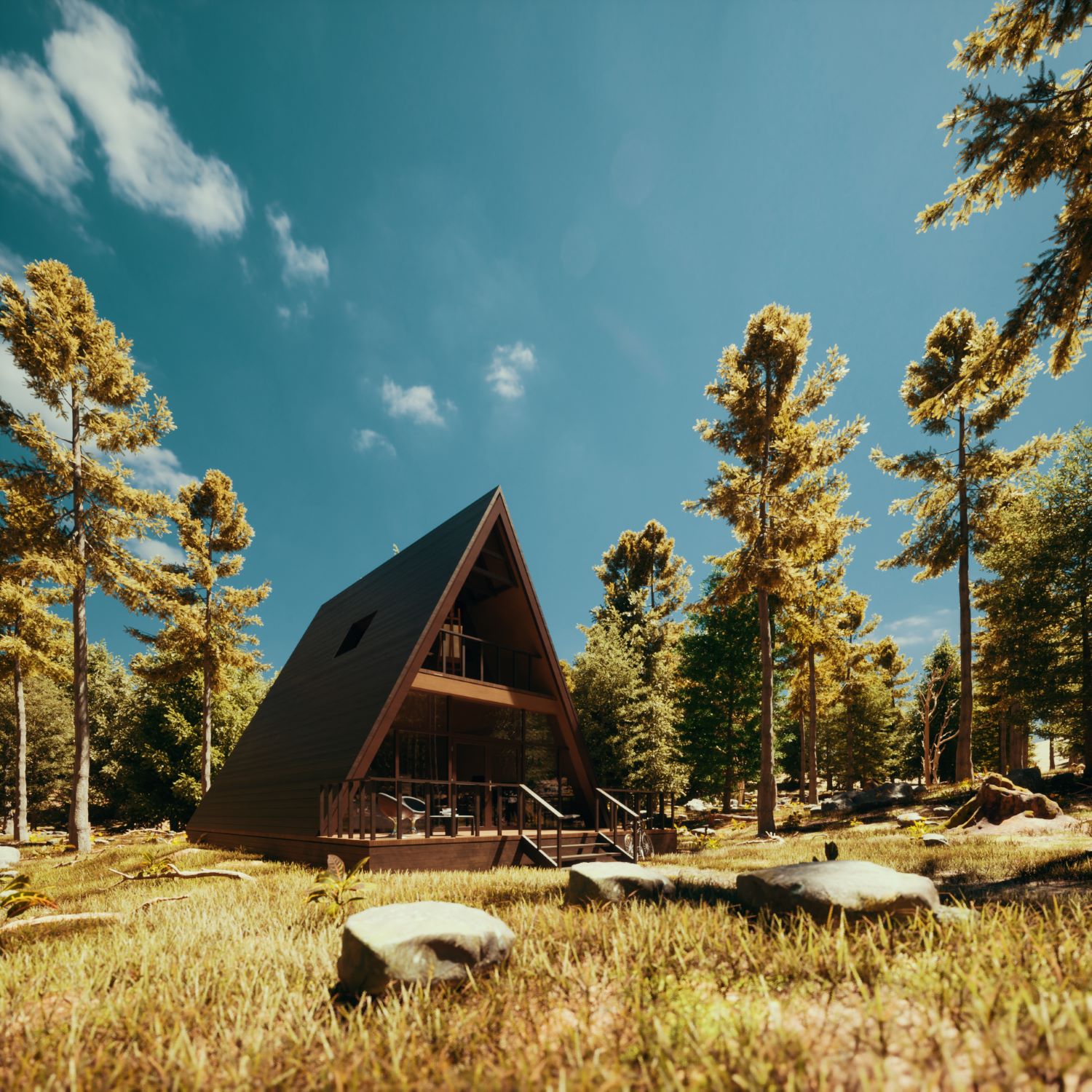 Cabin in Wood Twinmotion – unrealfab