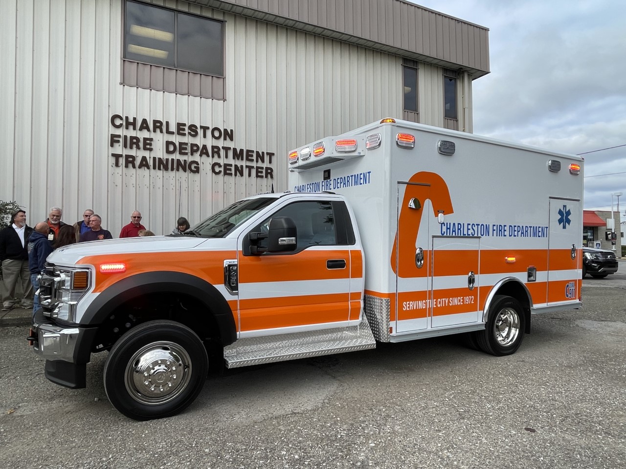 Charleston unveils new ambulance to mark 50 years of Emergency Medical ...