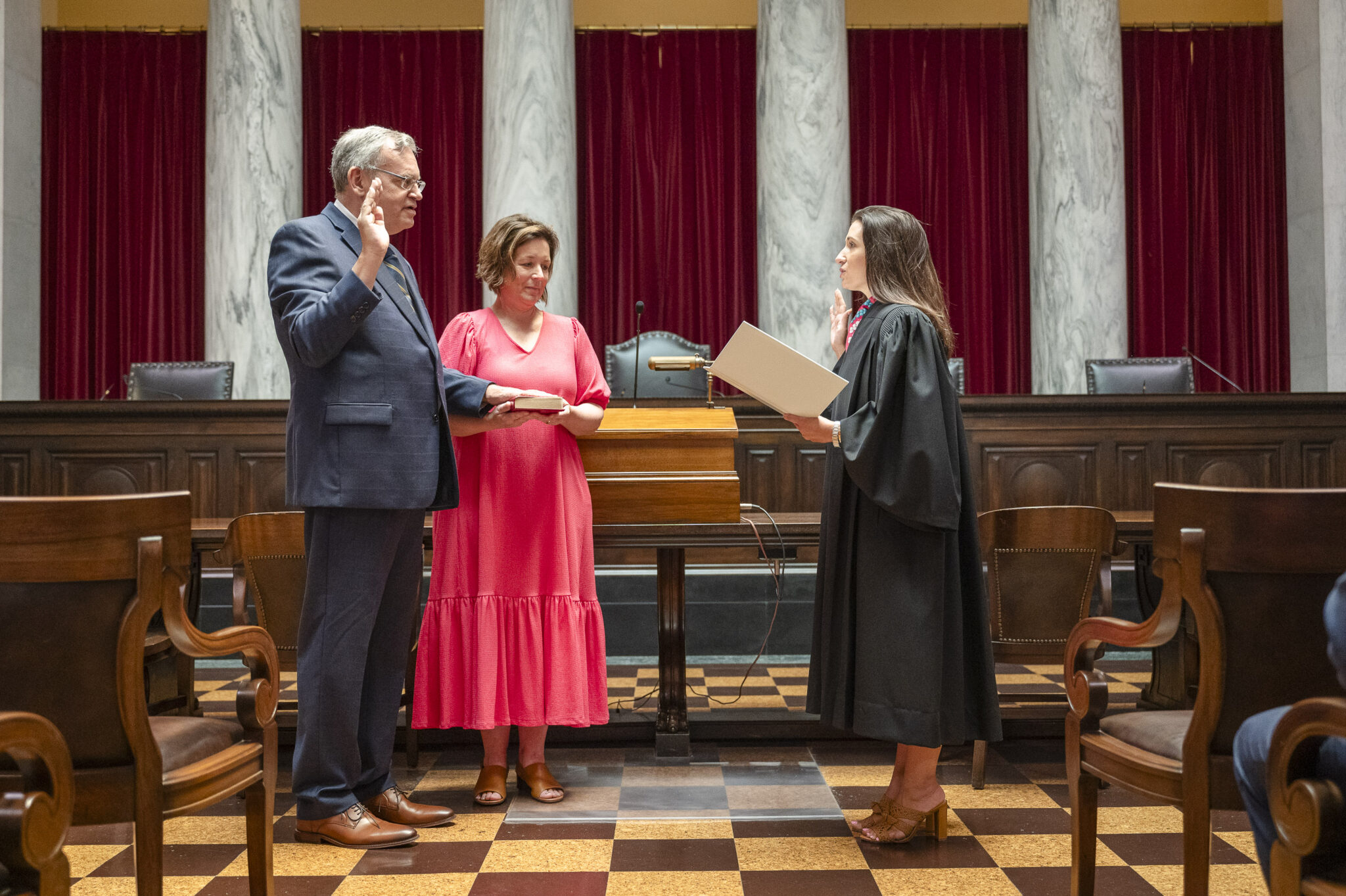 Sorsaia takes oath of office as new state Homeland Security secretary ...