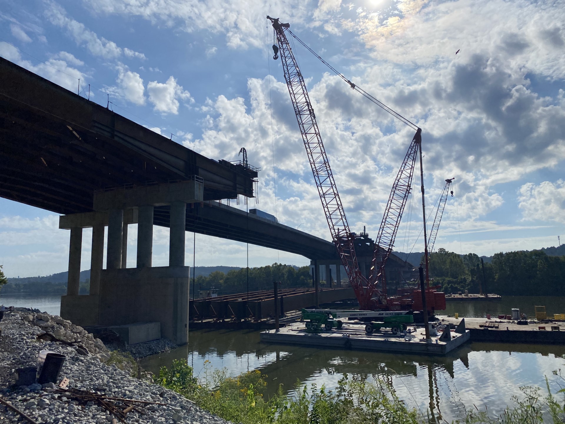 Donald M. Legg Memorial Bridge on I-64 in Nitro nearing completion - WV ...
