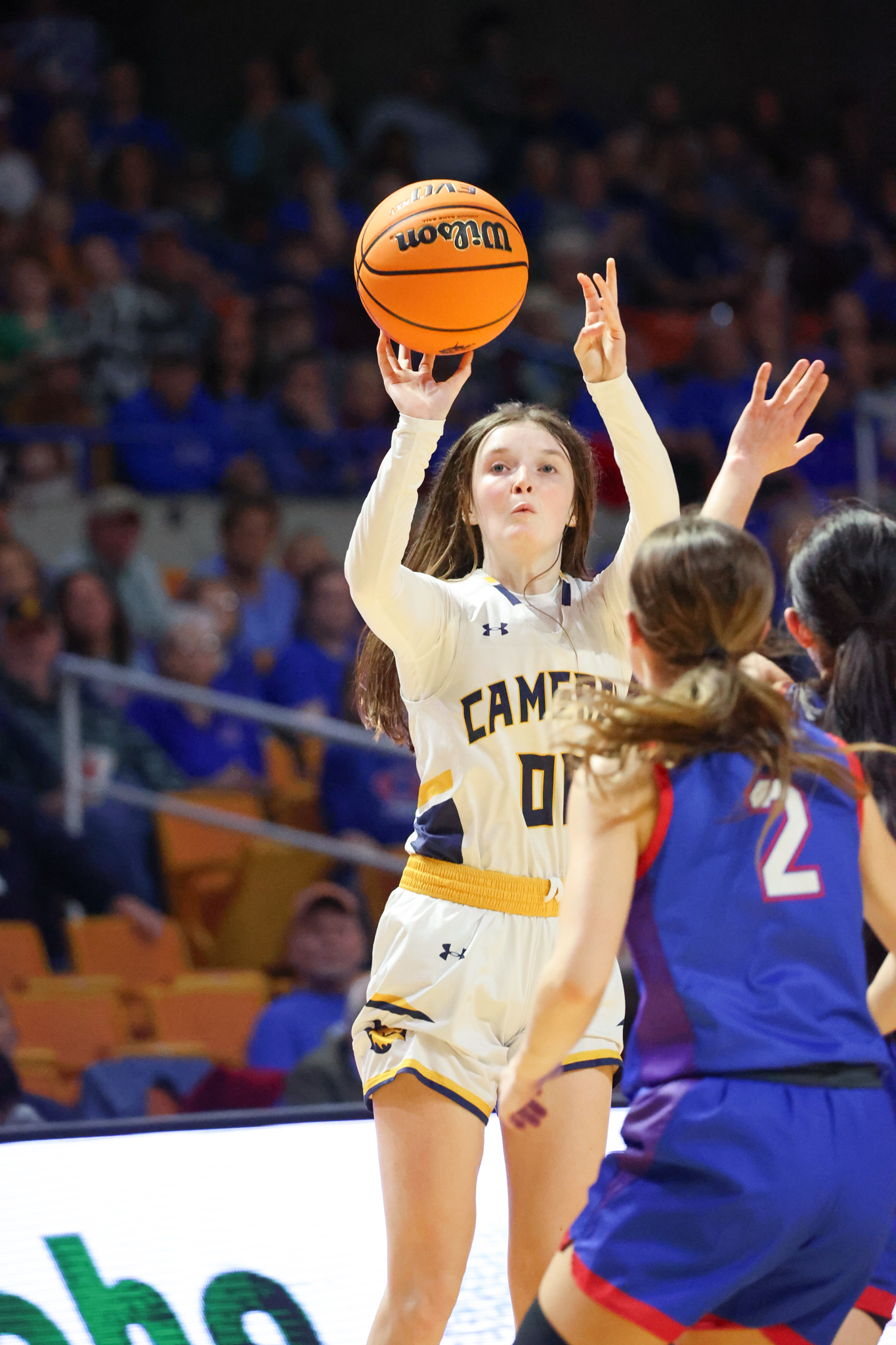 Thrice as nice: Cameron holds off Gilmer County 50-43 for three-peat in ...