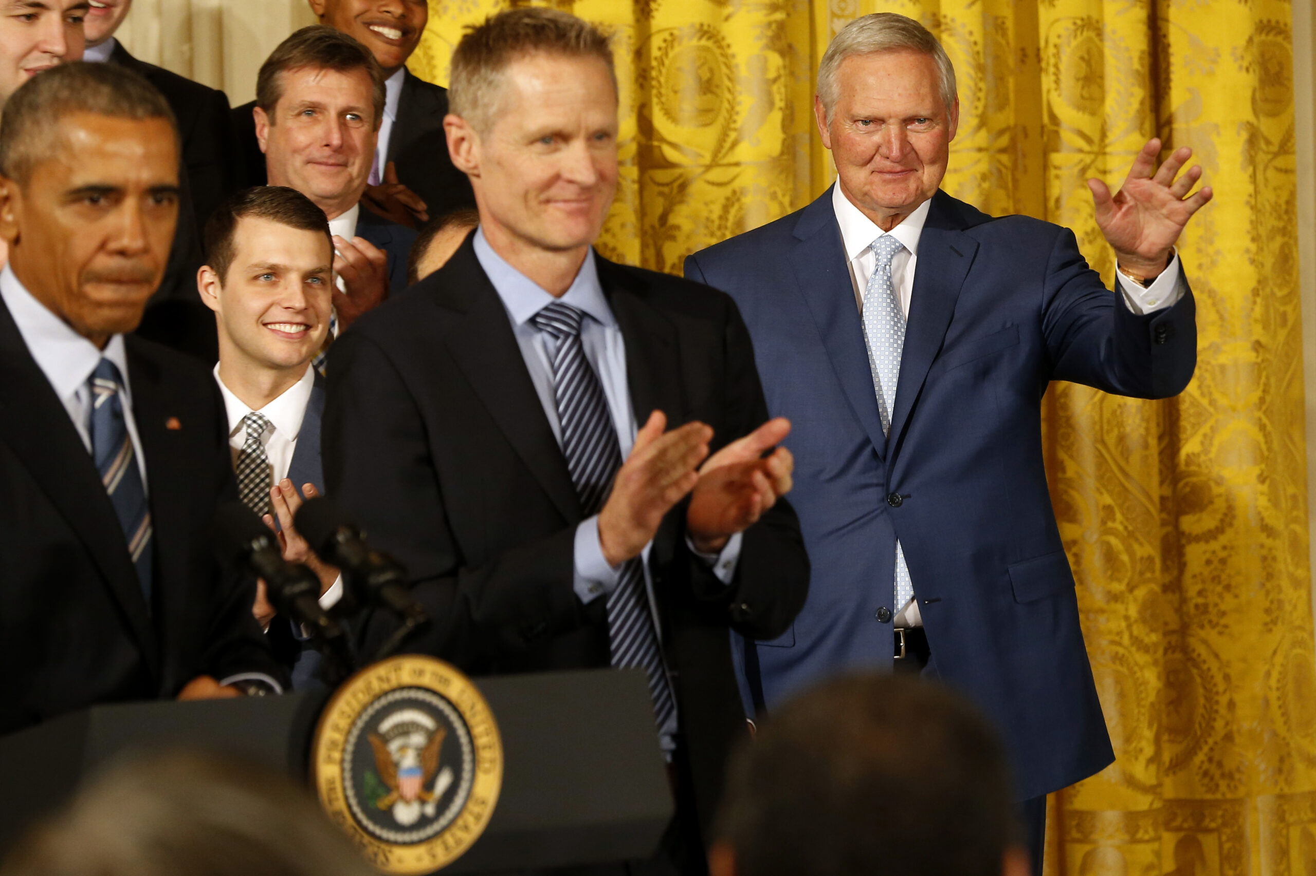 The world of basketball commemorates the life and career of Jerry West ...