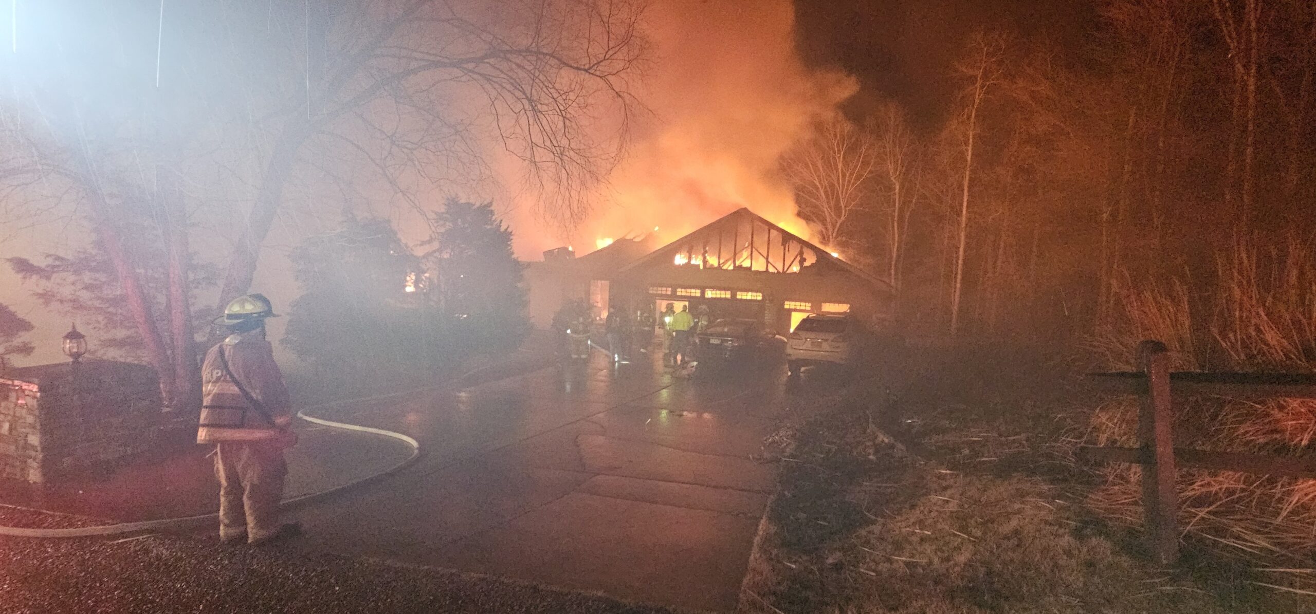 Emergency crews worked hours to extinguish house fire on New Year's Eve ...