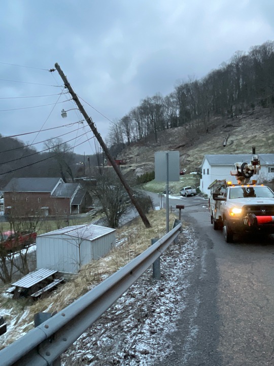 Power restoration efforts continue after flooding and winter storm ...
