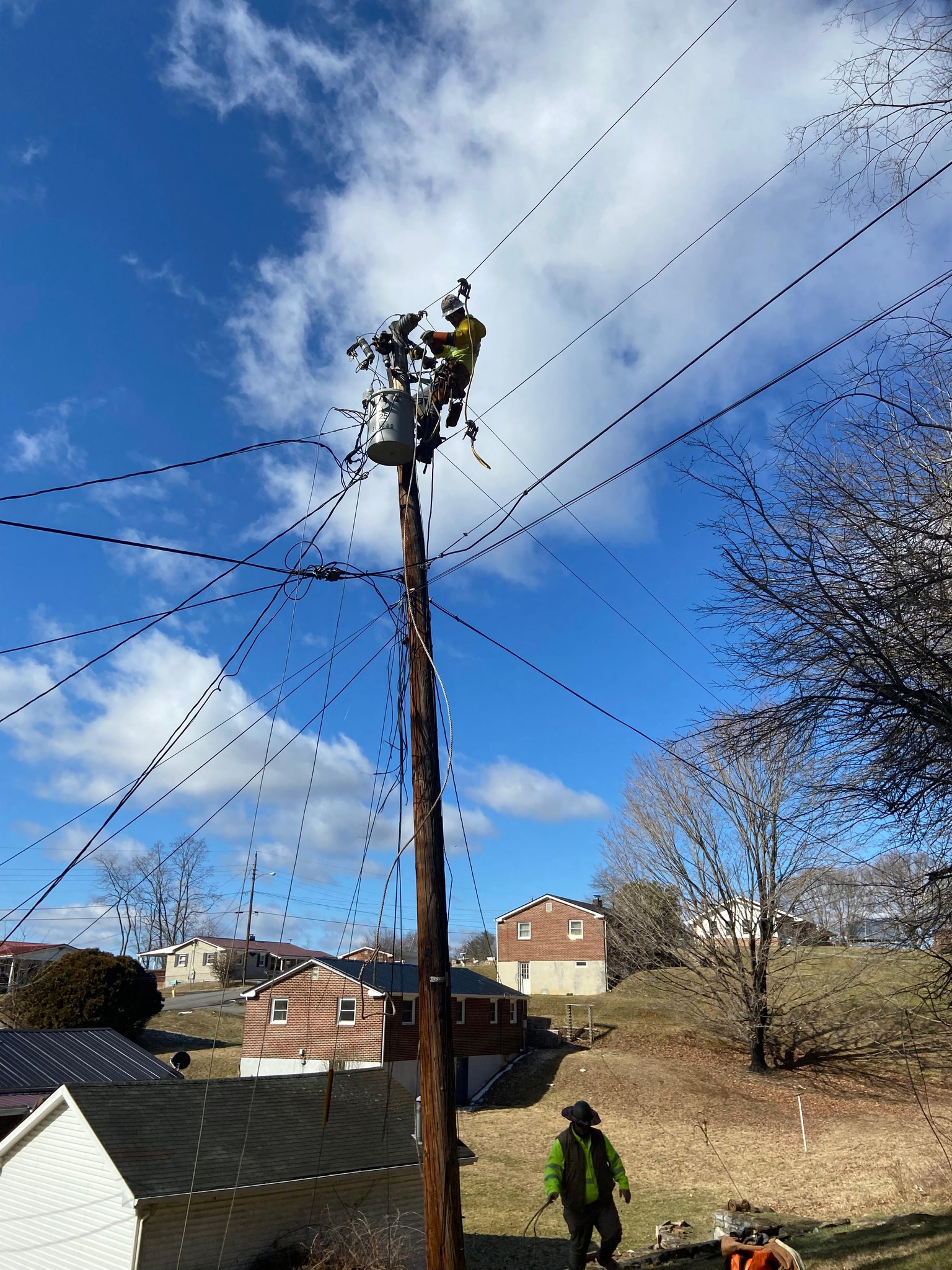 Power restoration efforts continue after flooding and winter storm ...