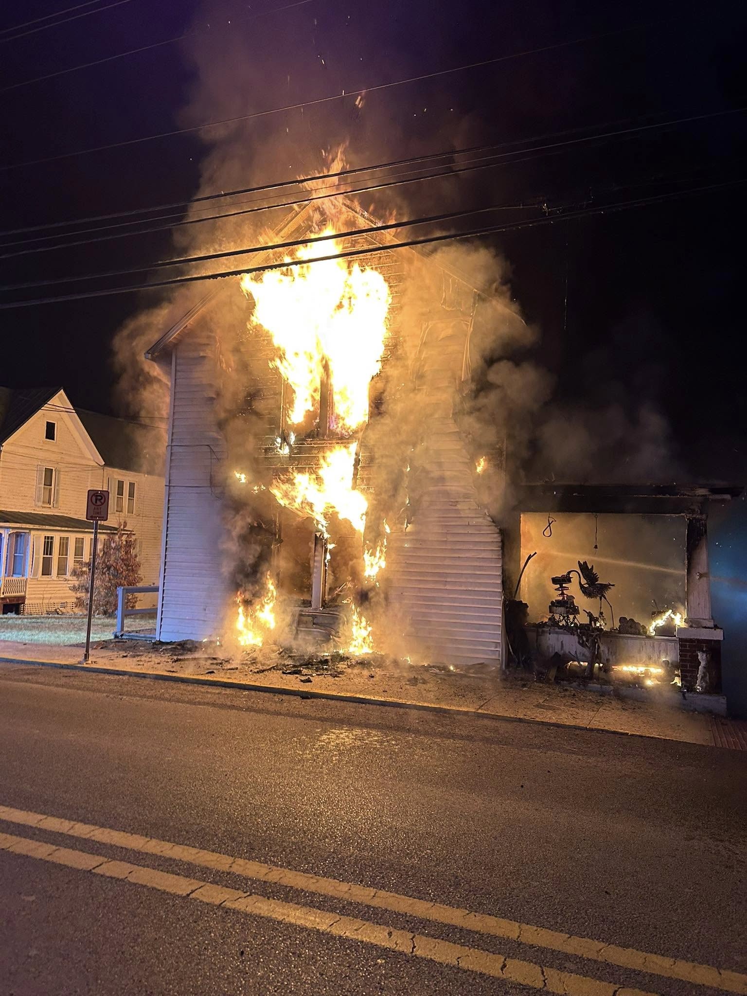 Overnight fire destroys two homes in Pendleton County - WV MetroNews