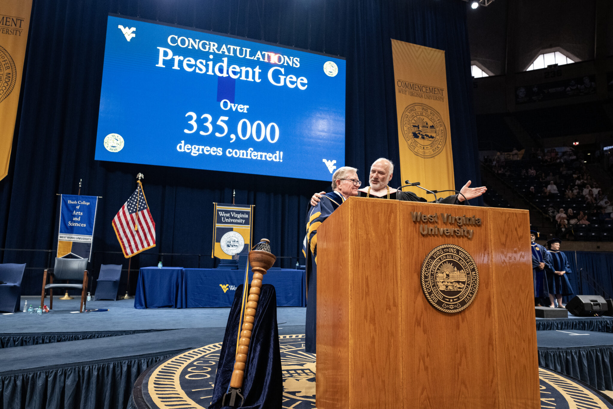 Gee takes part in final commencement as WVU president - WV MetroNews