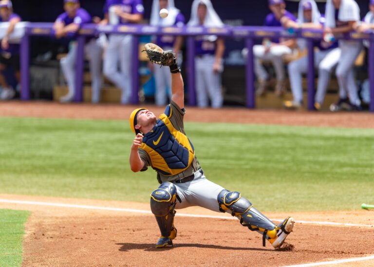 LSU belts two grand slams, tops West Virginia 16-9 in Super Regional ...