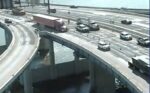Traffic slowed again on I-64 Carter Bridge because of large pothole ...