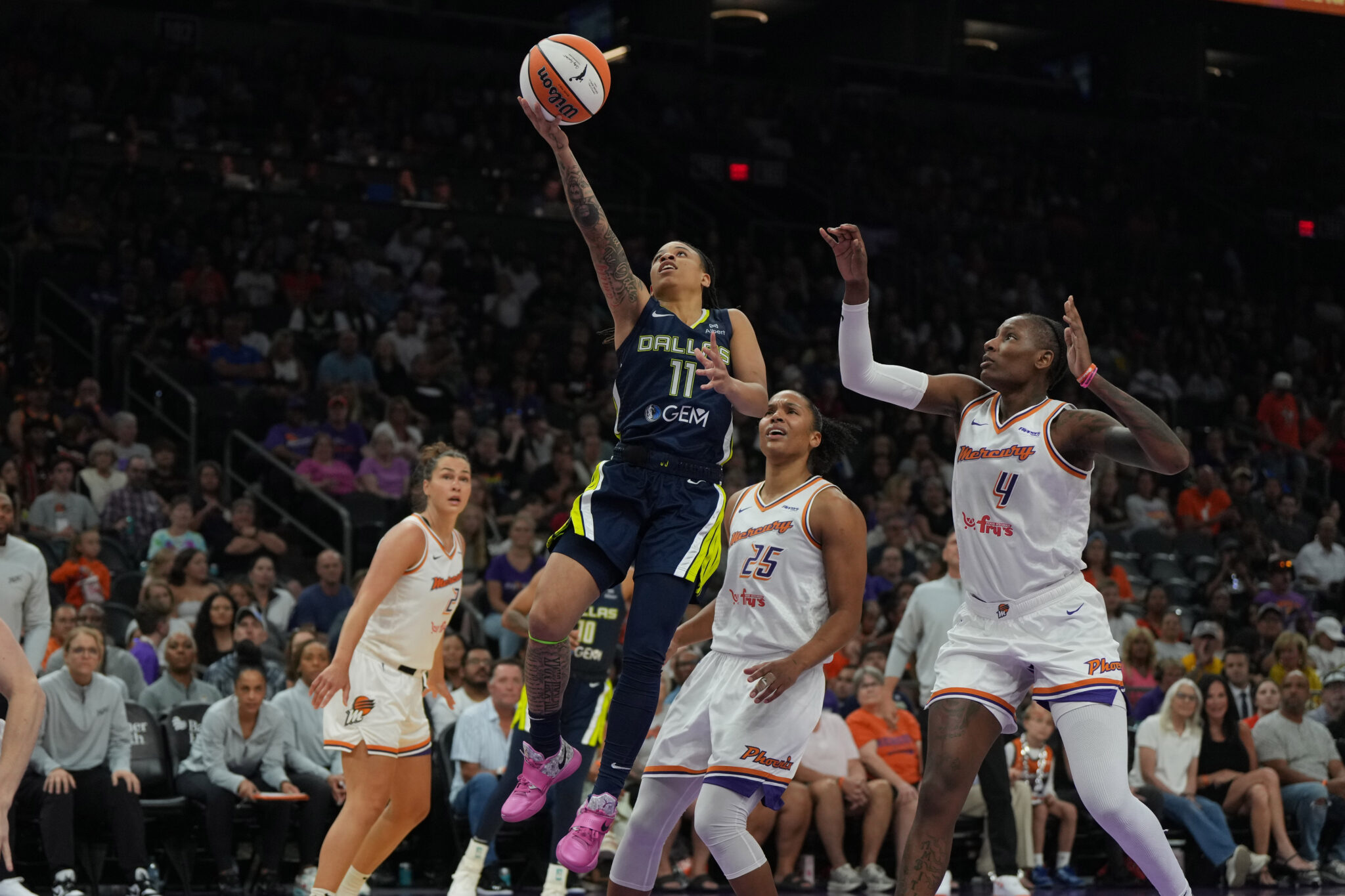 Elevated into the Dallas starting lineup, Quinerly thriving in WNBA ...