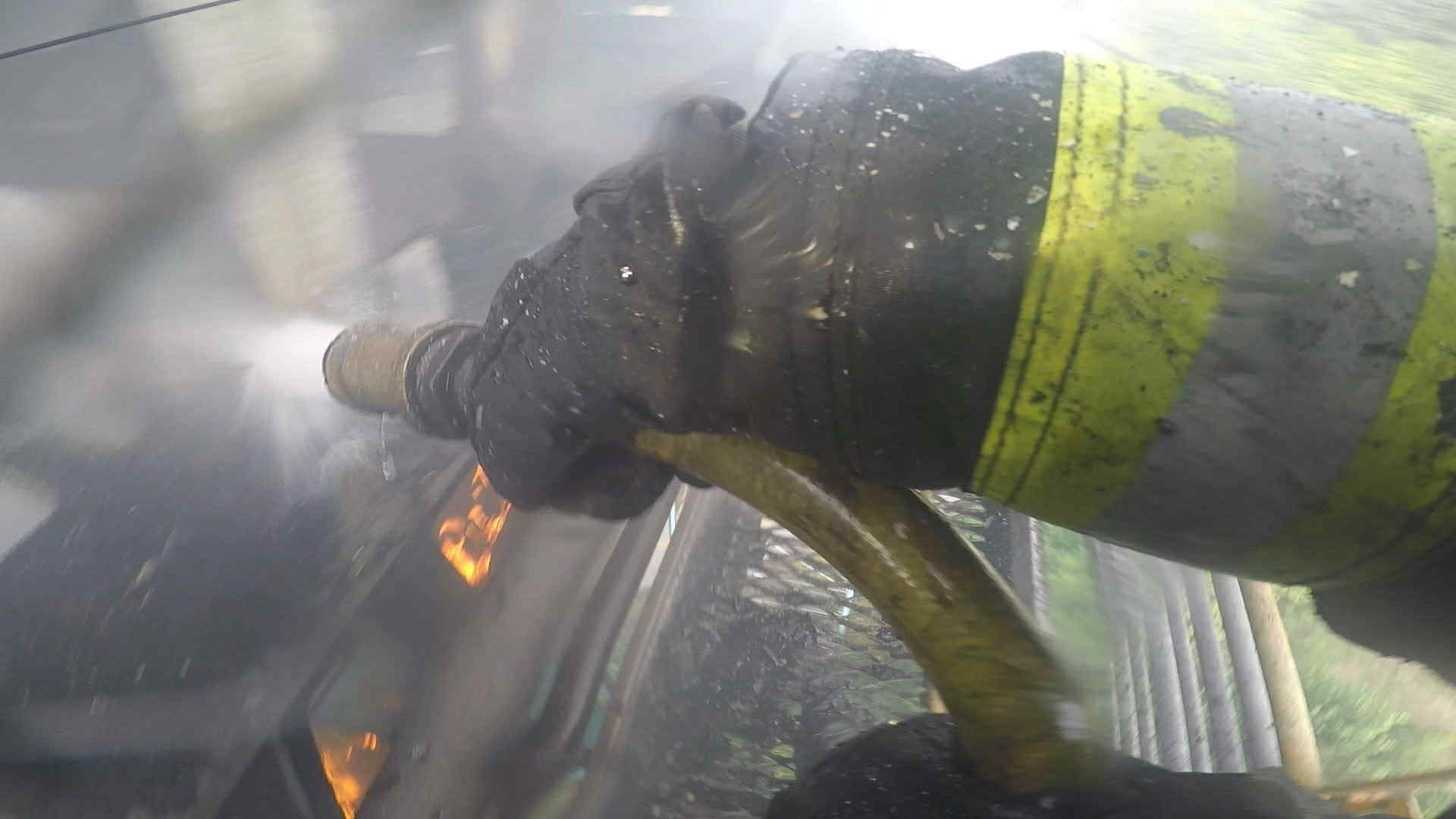 Belt fire creates difficult circumstances for fire fighters in Marshall ...