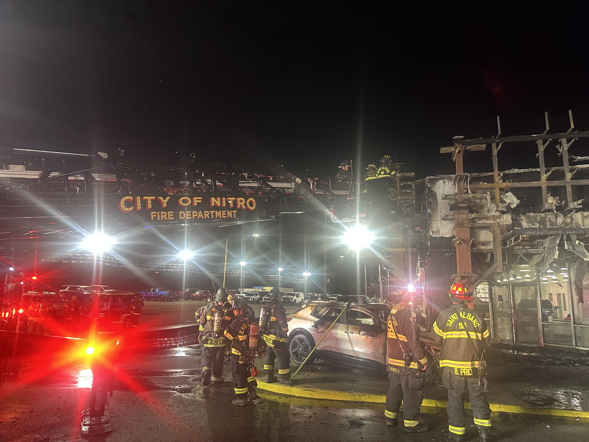 Nitro auto dealership damaged in fire - WV MetroNews