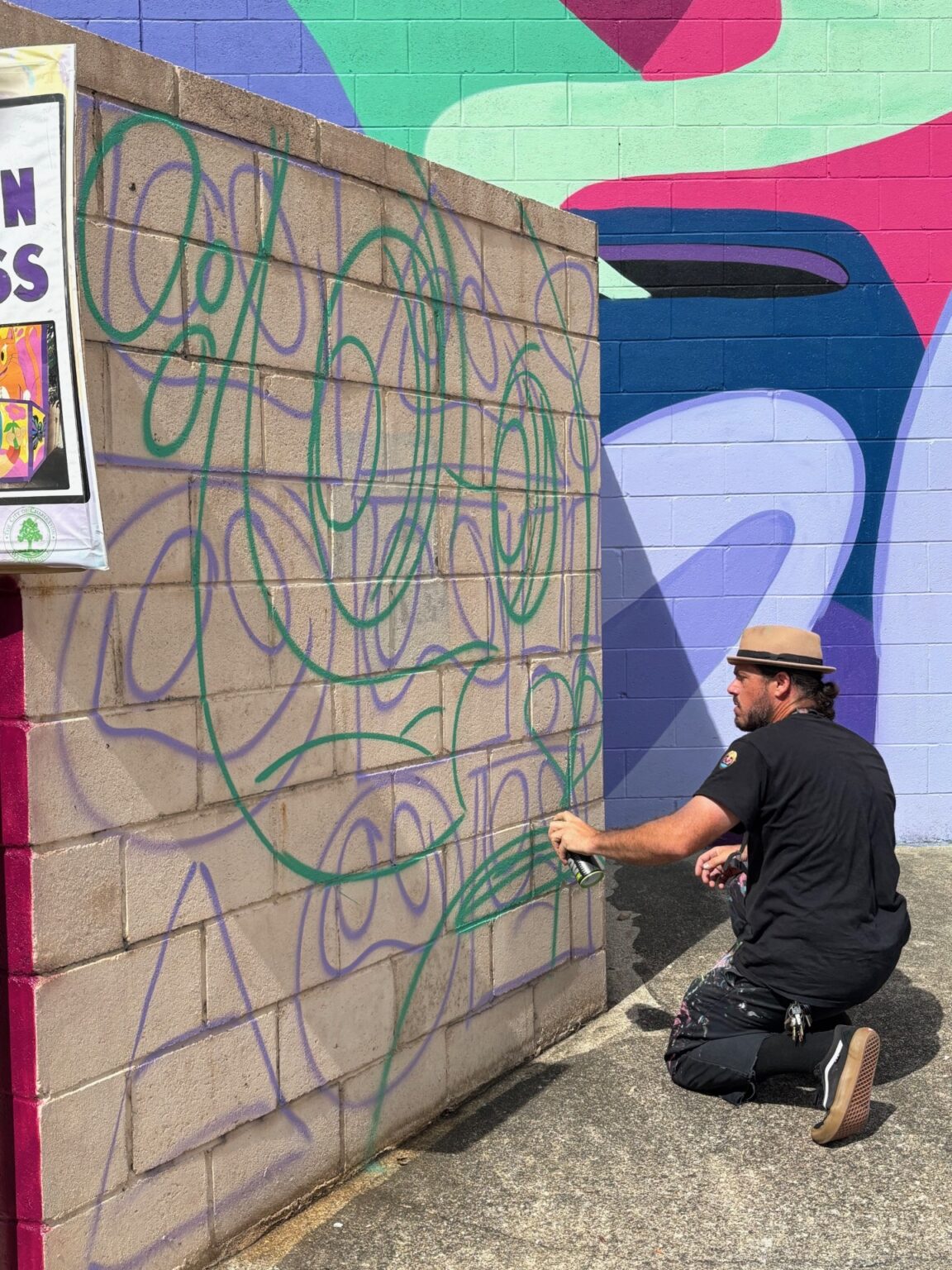 Vibrant new mural nearing completion in Capital City - WV MetroNews
