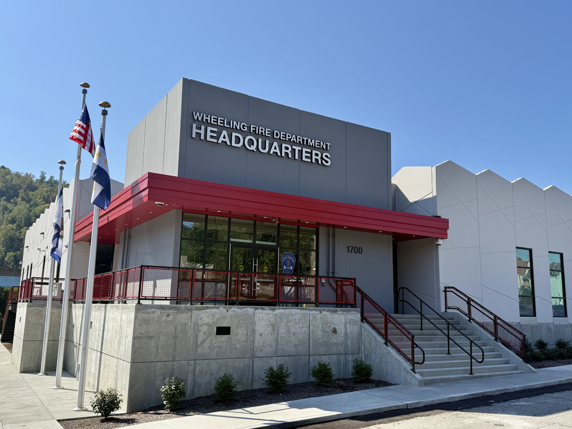 Wheeling cuts ribbon on new fire department headquarter building - WV ...