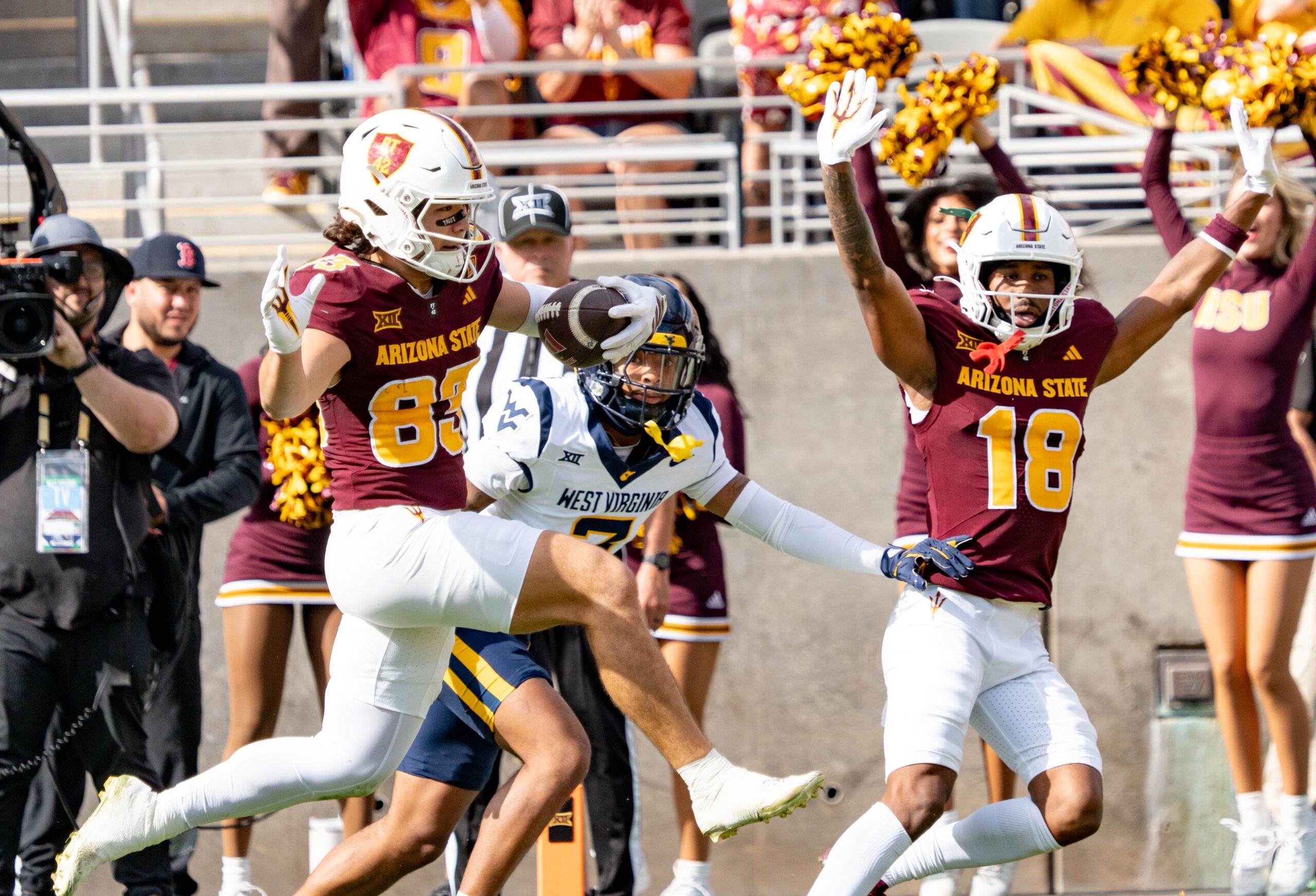 West Virginia locked into losing season with 25-23 setback to Sun ...